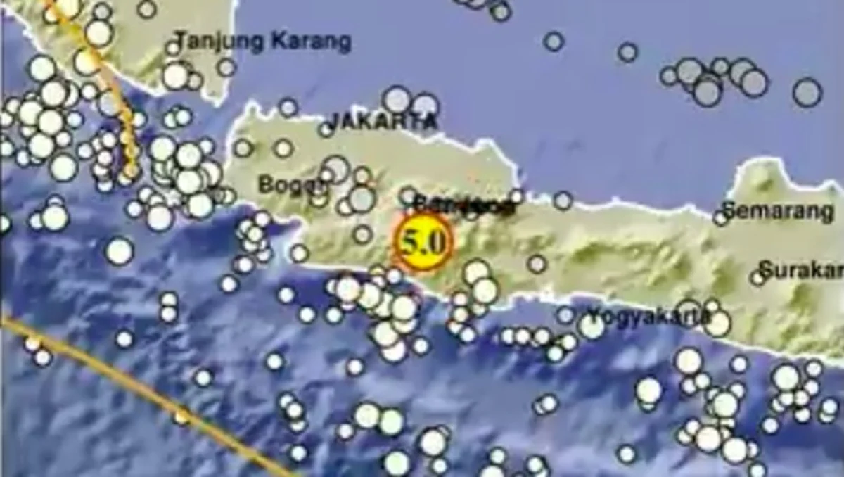 BMKG Deteksi Gempa 5,0M Guncang Kabupaten Bandung – delik.tv