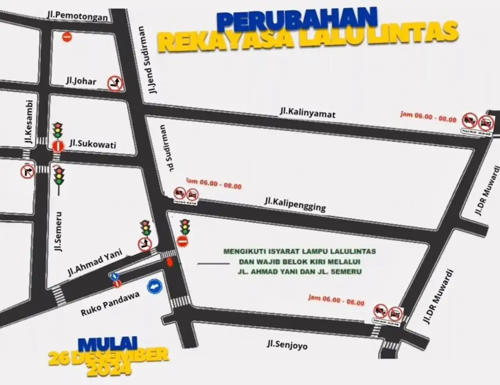 Penerapan Sistem Satu Arah di 4 Ruas Jalan, Begini Penjelasan Dishub Kota Salatiga – delik.tv