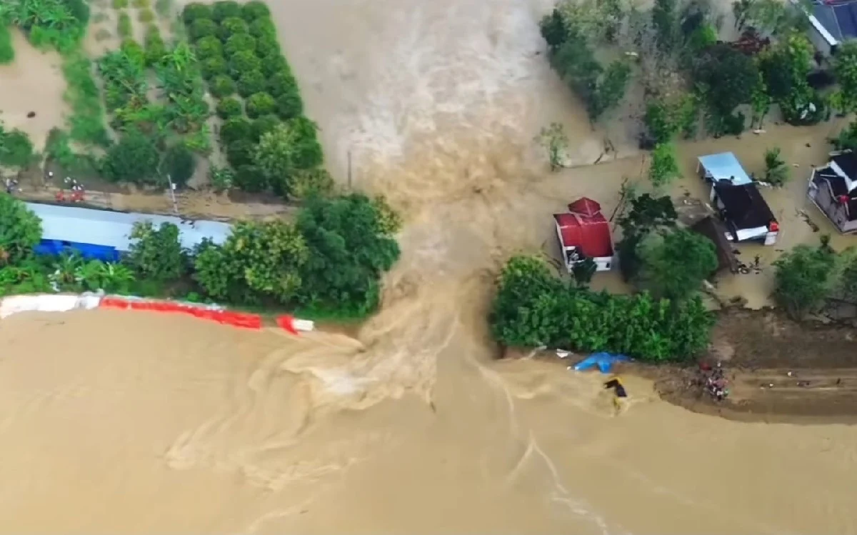 Tanggul Sungai Tuntang Jebol Grobogan Kembali Dilanda Banjir – delik.tv