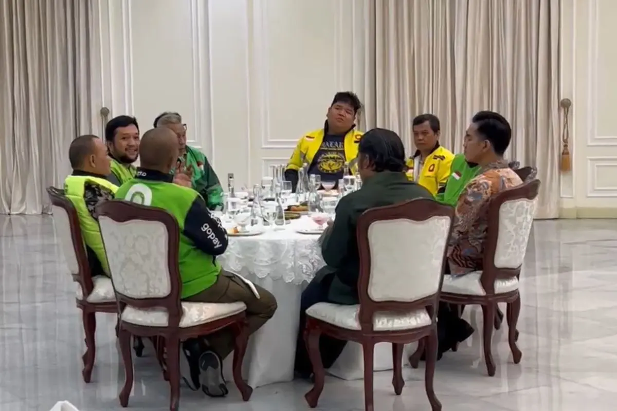Pertemuan Gibran dengan Perwakilan Ojek Online di Istana Wakil Presiden, Dialog Lebih dari 1 Jam ...